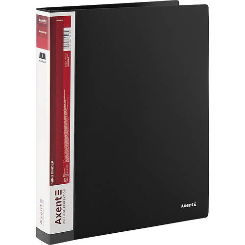 Купить Папка А4 на 4-х кольцах Axent 35 мм Черная 1208-01-A, цена 77.40 ₴ — Prom.ua (ID#1968649831)