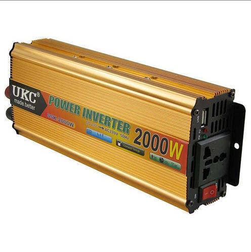 Купить Инвертор (преобразователь напряжения) 12V-220V UKC SSK-2000W (1000W/2000W), цена — Prom ...