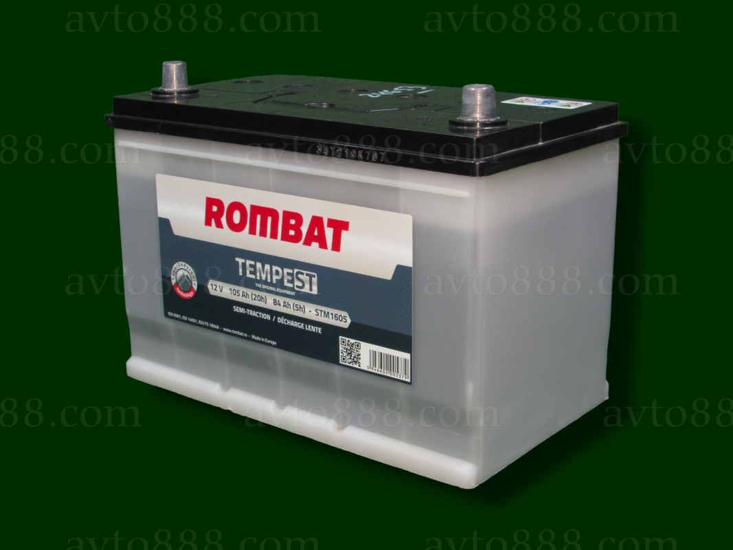 Аккумулятор тяговый Азия 105Ah R+ "ROMBAT" (ID#1899786471), цена: 7492. ...
