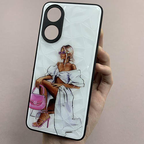 Купить Чехол для Oppo A78 4G Ladies чехол с защитой камеры девочка с ...