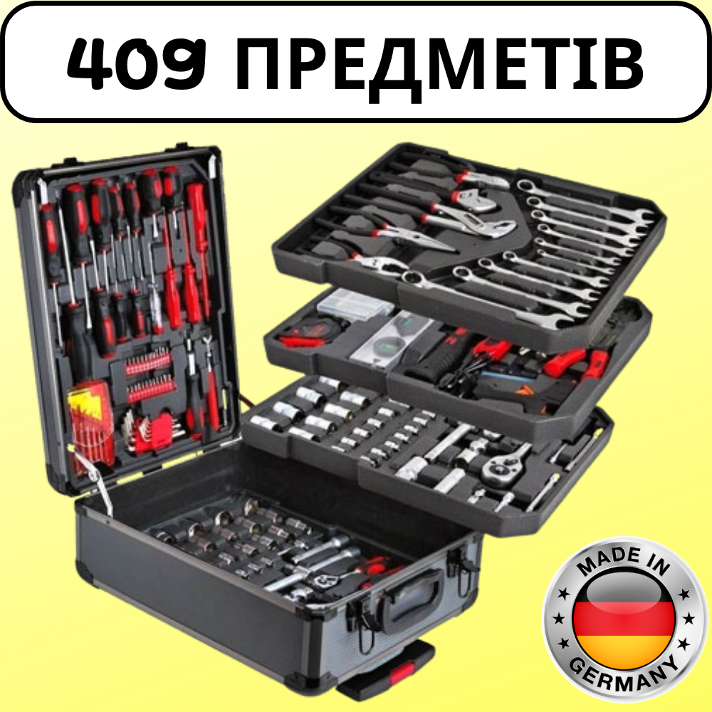 Купить Большой набор инструментов и ключей на колесах Swiss Kraft SK ...