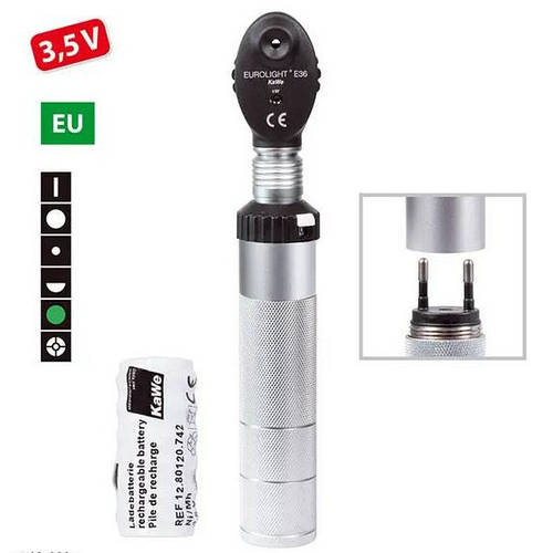 Офтальмоскоп KaWe EUROLIGHT E36 (3,5 В) (01.25361.101) (ID#1969295679), ціна: 12250 ₴, купити на ...