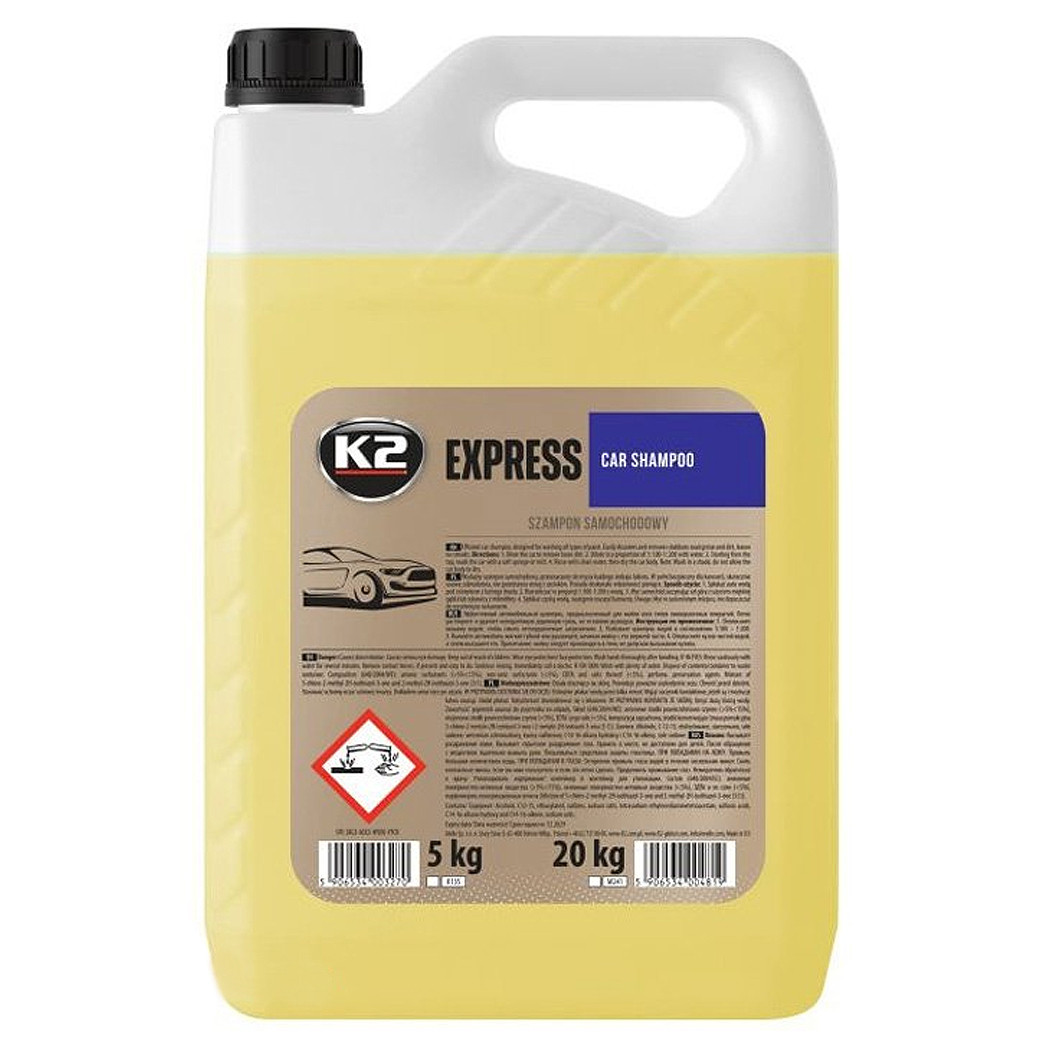 Купить K2 Express Car Shampoo, 5 л (K135) концентрат автошампуня, цена ...