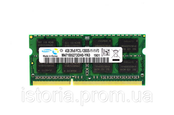 Оперативная память Samsung Sodimm Ddr3l 1600 4gb Pc3l 12800s