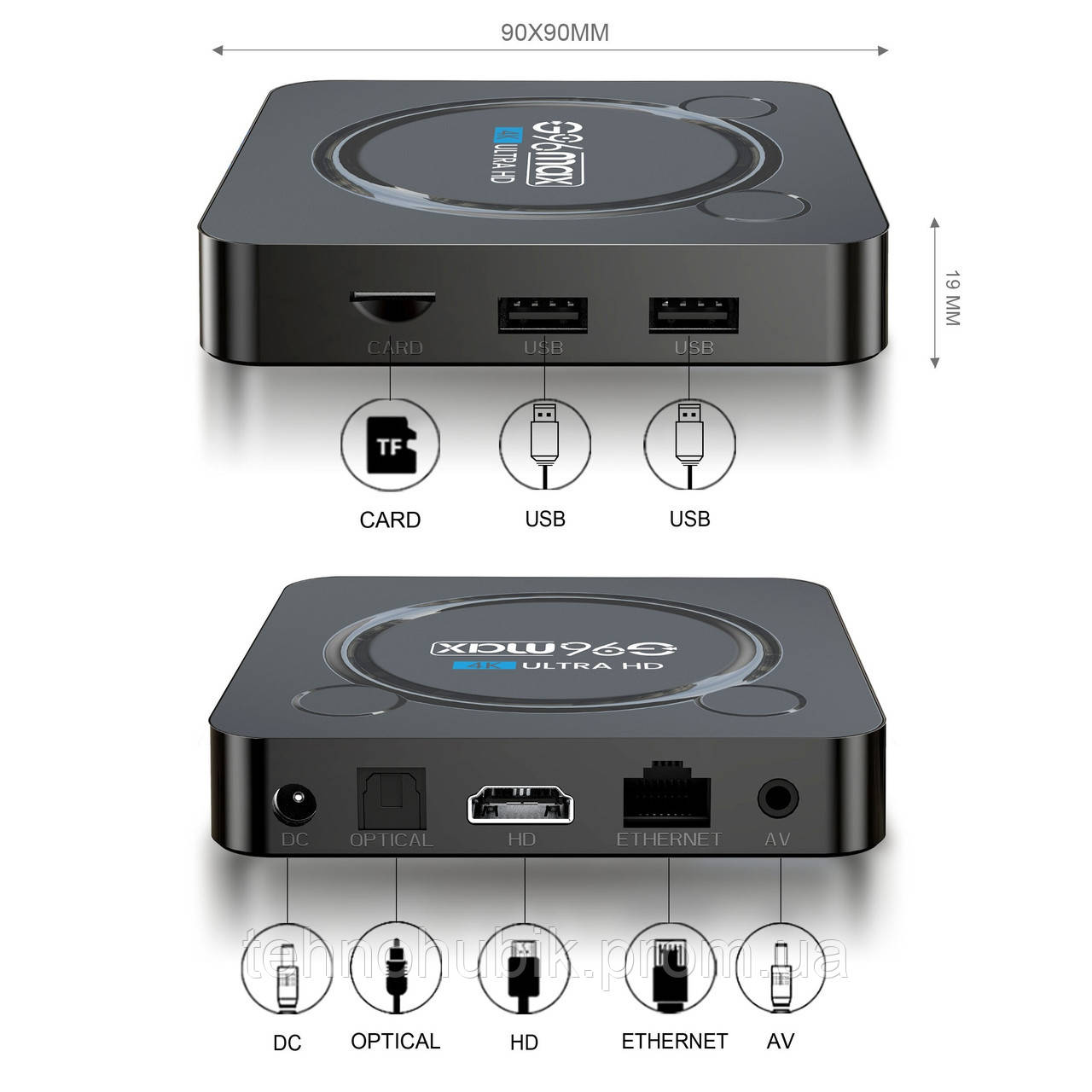 Android Smart TV Box G96 Max X4 4Gb 64GB 8K UltraHD Android 11 303394 ...