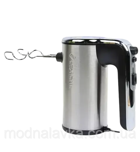 Миксер ручной Lexical LMX-1706 на 5 скоростей 300W Silver-Black 301518 ML, код: 7846704 (ID ...