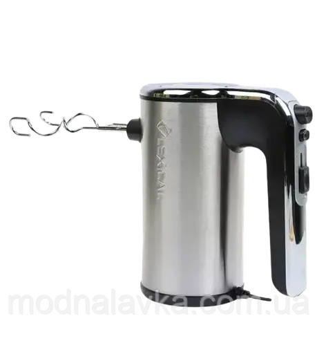 Миксер ручной Lexical LMX-1706 на 5 скоростей 300W Silver-Black 301518 ML, код: 7846704 (ID ...