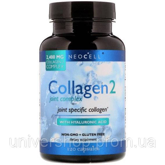 Коллаген Neocell Collagen Joint Complex Containing HA Type 2 120 Caps ...