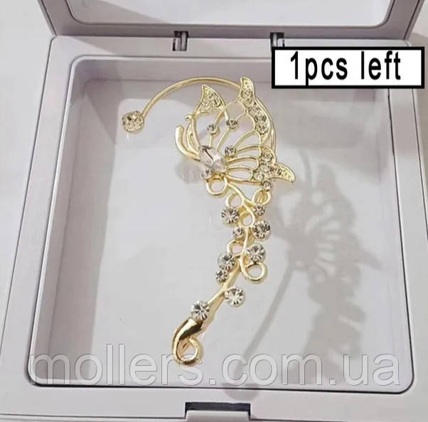 Купить Кафа на ухо серьга без прокола клипса на ухо цена 190 ₴ — Prom Ua Id 1808536736