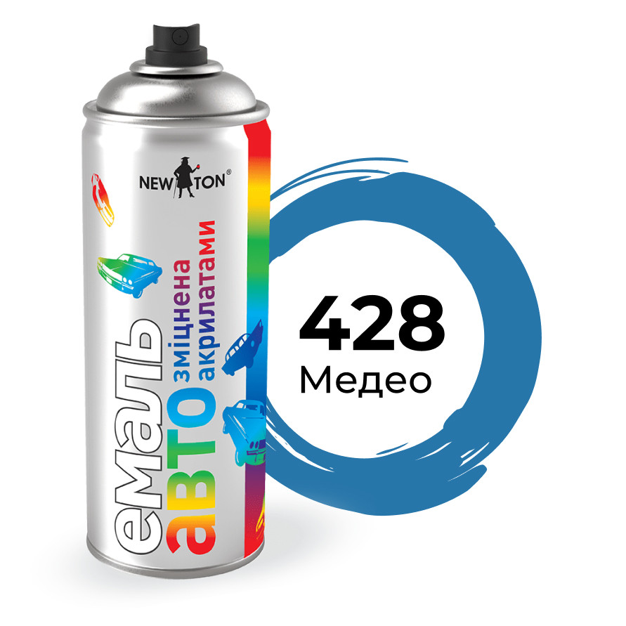 428 Медео Авто краска акриловая New Ton 400 мл (аэрозольный баллон) (ID ...