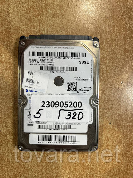 Жесткий диск для ноутбука 320 Gb / Гб Samsung Spinpoint M7E HM321HI 2.5 ...