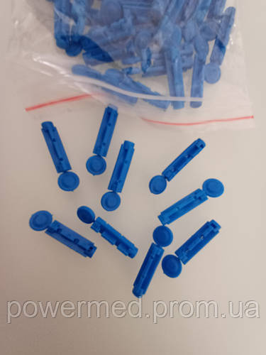 Ланцети 100шт стерильні до ланцетна ручка глюкометр 2B Comfort Тубі ...