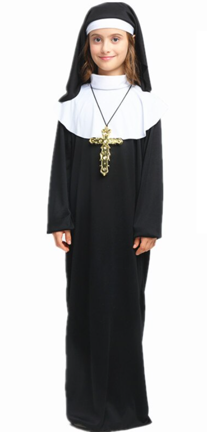 Карнавальний костюм Монашка дитяча ABC Halloween (135-155 см) (ID#1970096090), цена: 1299 ...