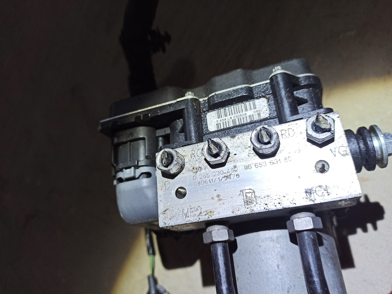 Блок ABS Peugeot Citroen 96 653 631 80, 9665363180, 0 265 230 452 ...