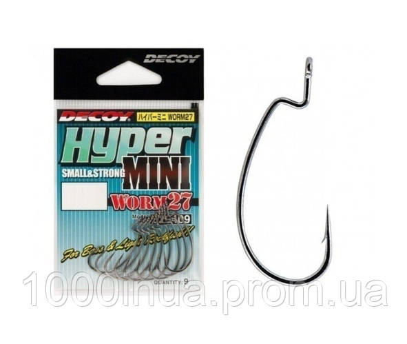 Гачок Decoy Worm 27 Hyper Mini 02 9 шт. уп 1013-1562.08.87 TS, код: 7689537 (ID#1971113649 ...