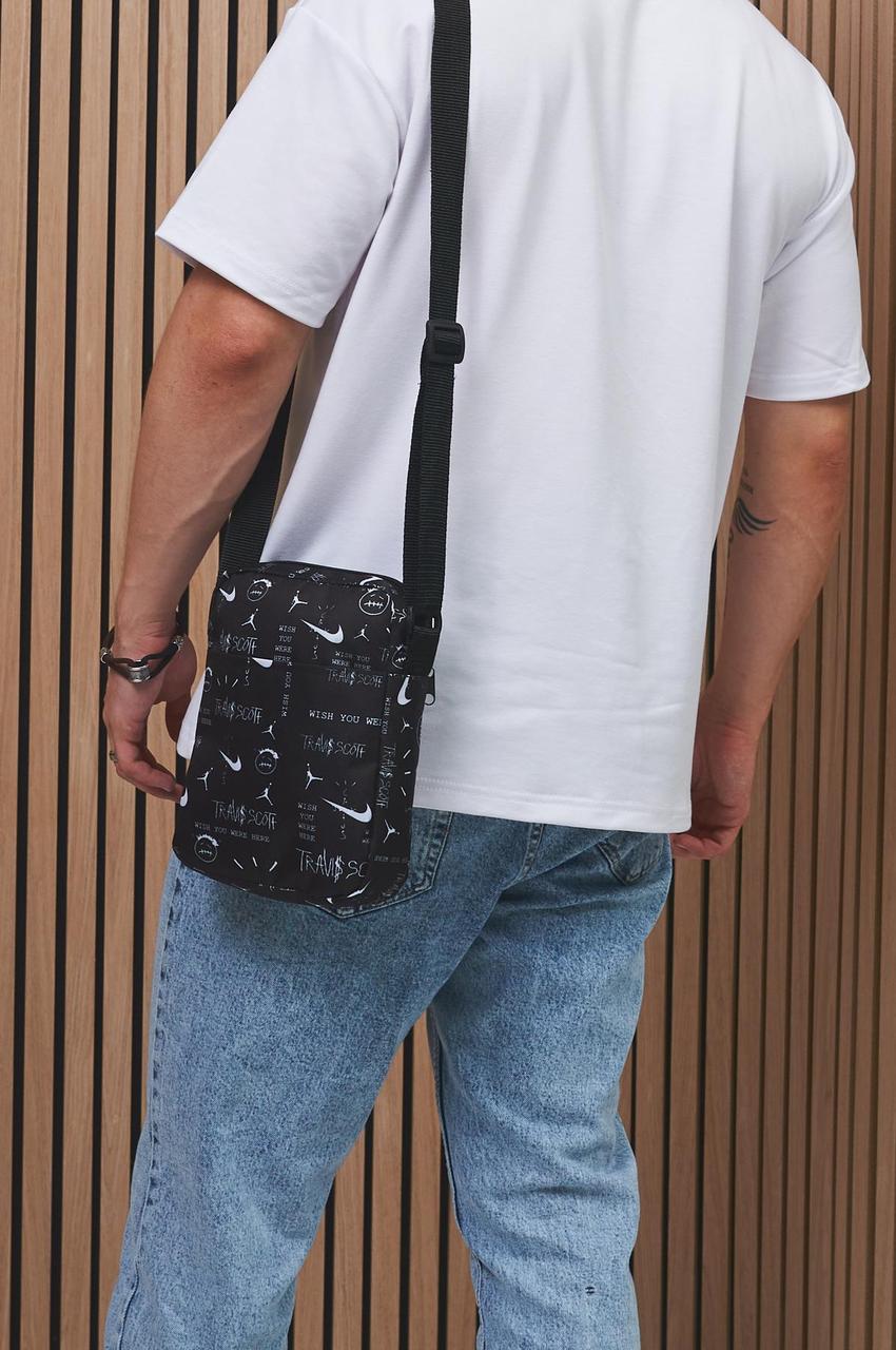Купити Барсетка NIke Jordan Travis Scott чорна, ціна 227.50 ₴ - Prom.ua ...