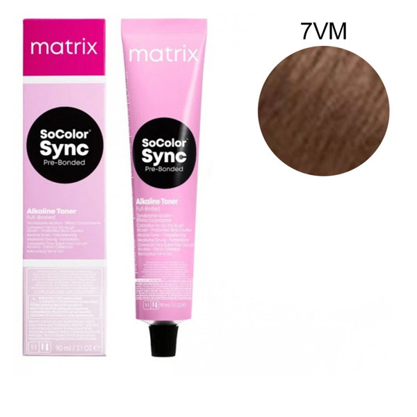 Matrix Color Sync Крем-краска без аммиака 7VM 90мл (ID#1971443335 ...