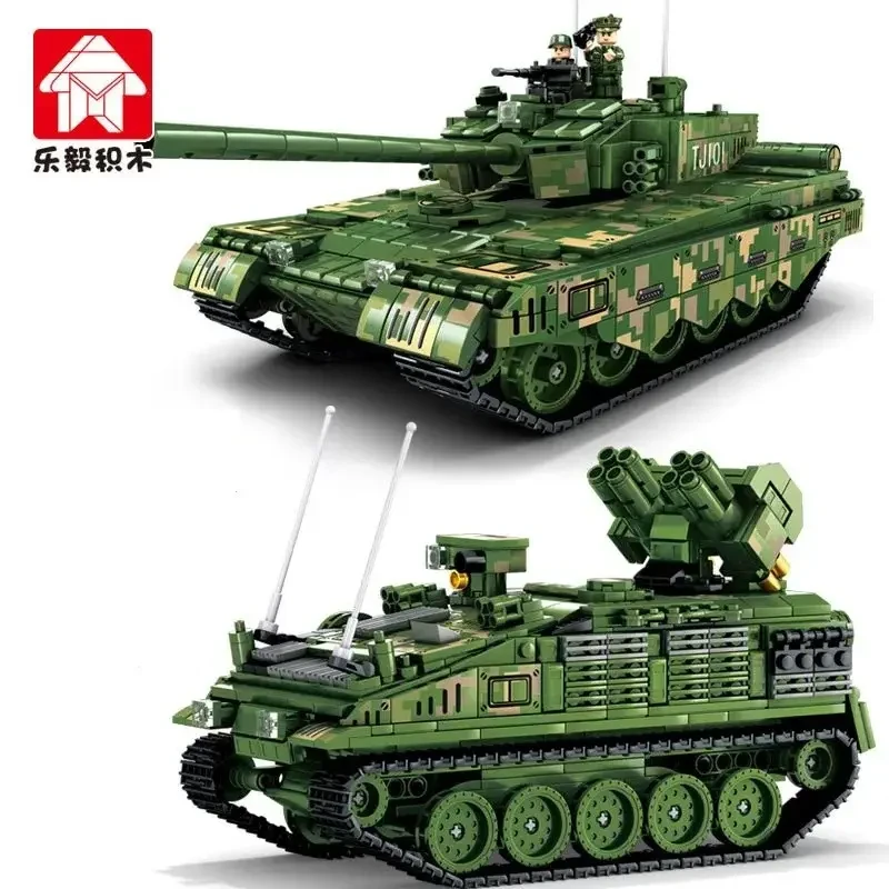 Військовий конструктор сучасний танк 2 в 1 ППО ракетна установка та 4 ...
