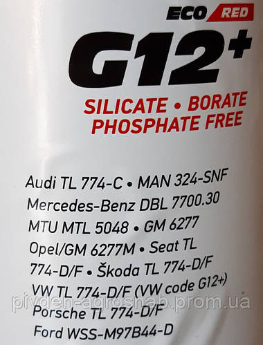 Купить Антифриз концентрат ECO-80C RED G12+ 1,5л (AXXIS) AX-P999-G12R ECO 1,5, цена 300 ₴ — Prom ...