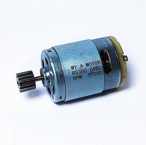 Мотор 380 6V 17000 rpm для дитячого електромобіля: продаж, ціна у ...