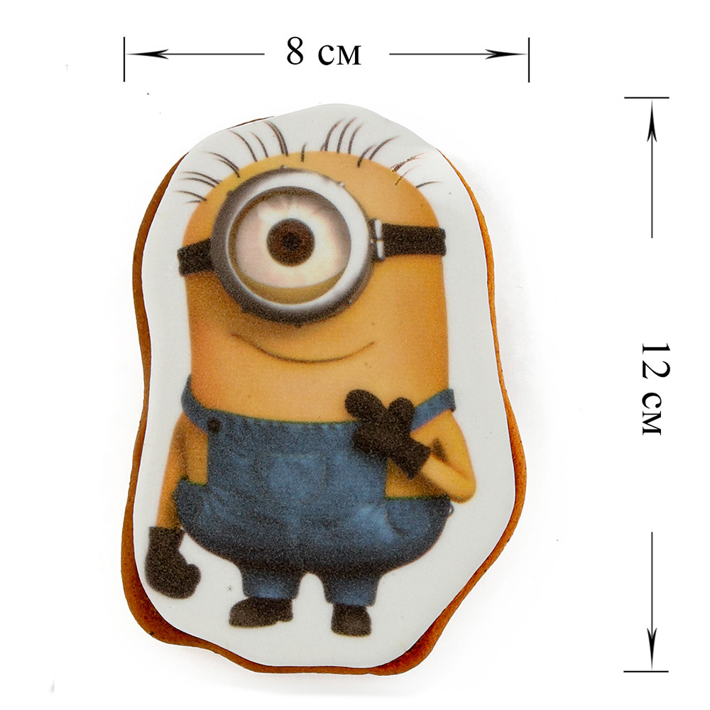 Пряник з принтом Крафт Печиво Міньйон 45г (ID#1972326692), ціна: 45 ...