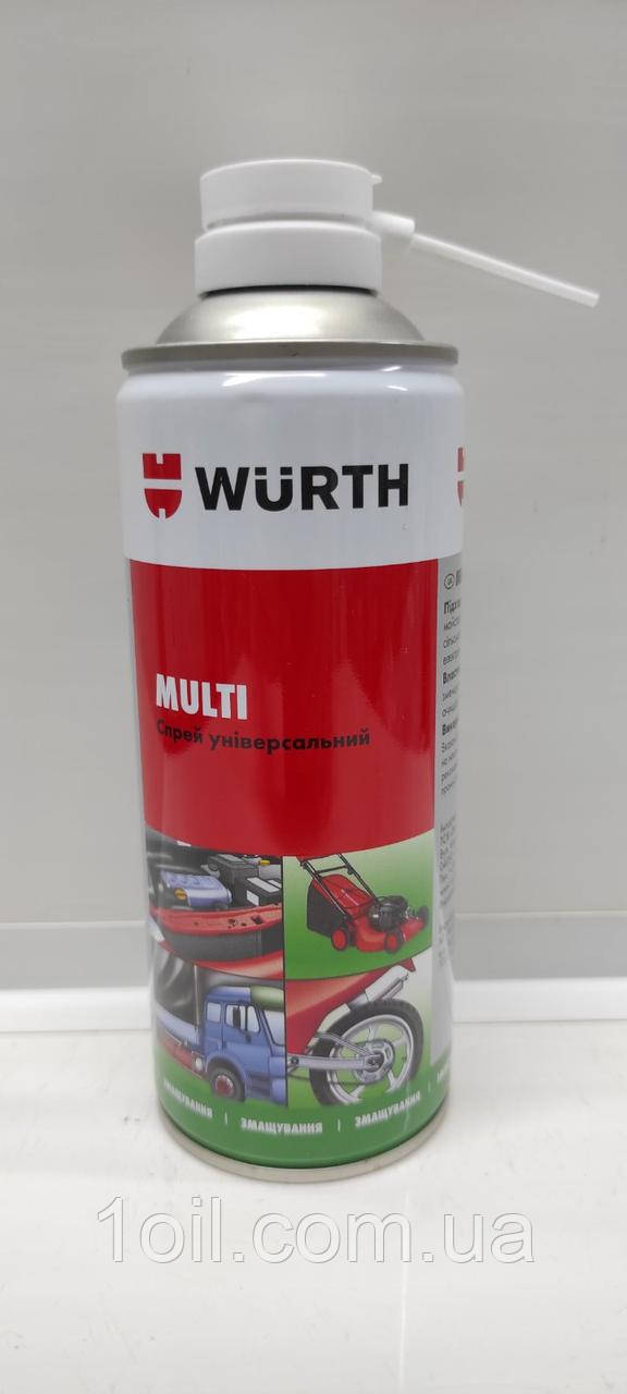 Купити WURTH Multi Spray (аналог WD40) 400ml, ціна 187 ₴ - Prom.ua (ID ...