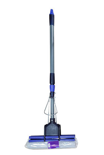 Швабра з подвійним віджимом та телескопічною ручкою Арт. 2027 (МАКСУС ...