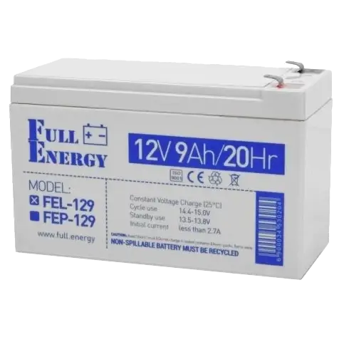 Купить Акумулятор гелевий 12В 9А г Full Energy FEL-129, цена 836 ...