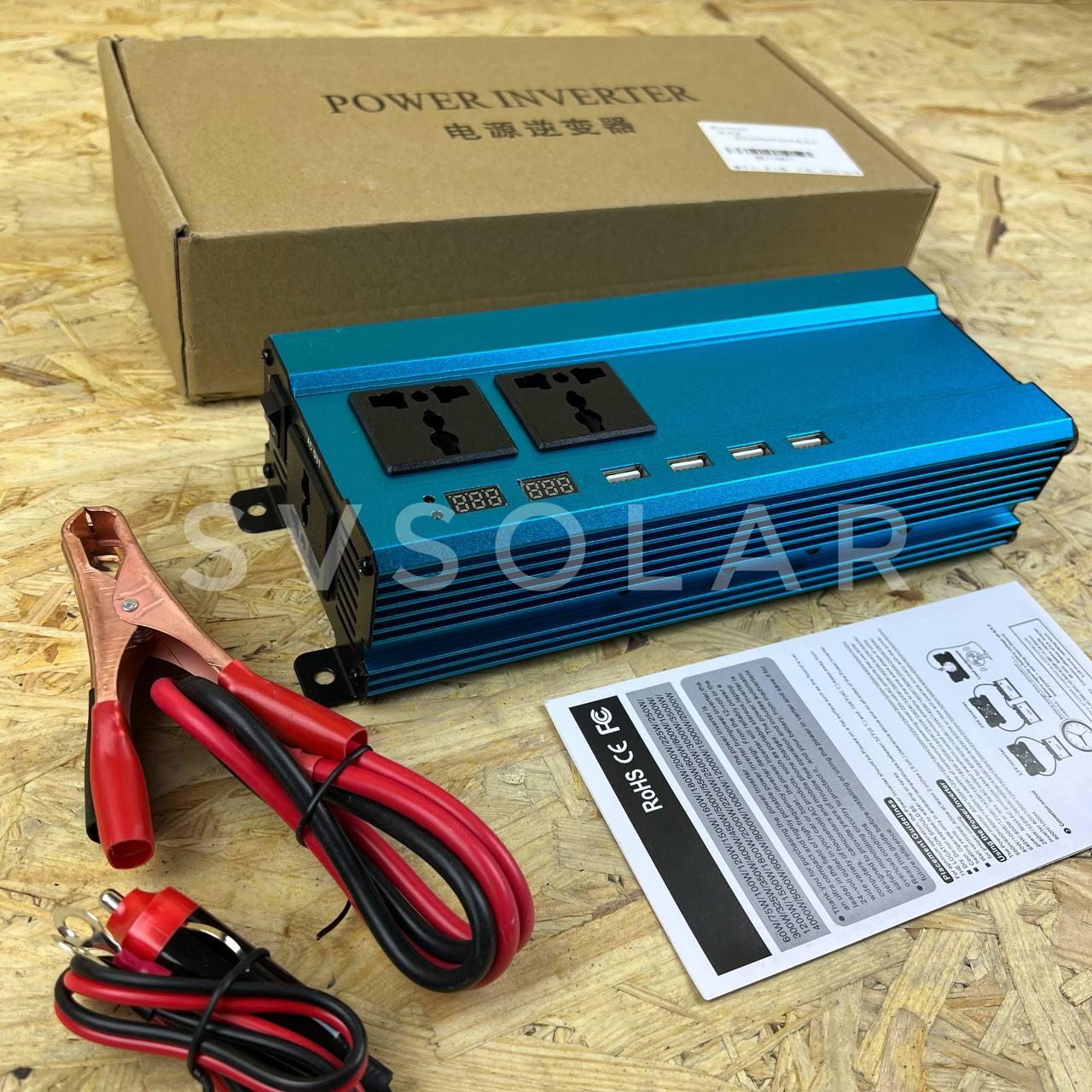 Купить Инвертор FOVAL 3000W 12V преобразователь напряжения инвертор с ...