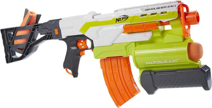 Бластер Нерф моторизований модулус демолішер 2в1 NERF Modulus ...