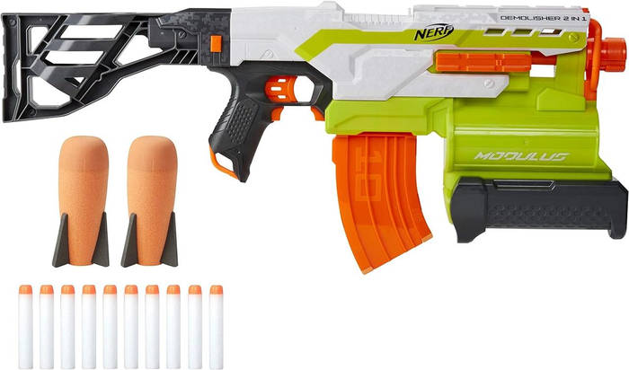 Бластер Нерф моторизований модулус демолішер 2в1 NERF Modulus ...