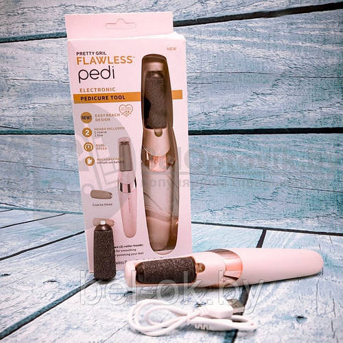 Електрична пемза для ніг Pretty girl flawless pedi, Апарат для педикюру ...
