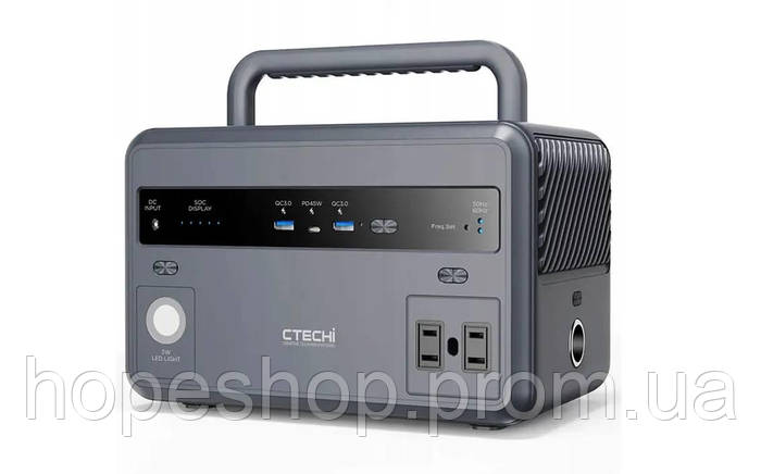 Зарядная станция CTECHI GT300,(300W 307Wh),Аккумуляторный генератор ...