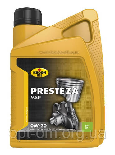 Олива моторна Presteza MSP 0W-20 1л PRESTEZA MSP 0W-20 12X1L / ILSAC GF ...