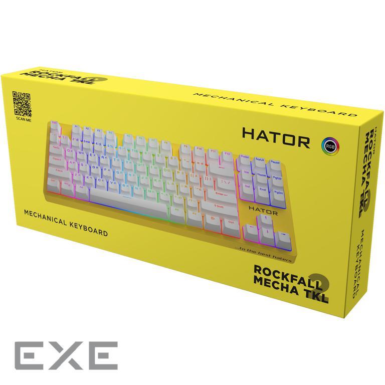 Купить Клавиатура HATOR Rockfall 2 TKL Mecha Aurum Orange Switch Yellow ...