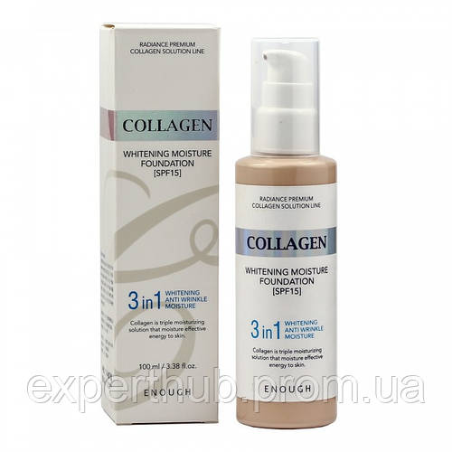 Тональный крем Collagen Enough 3в1 100 мл 13 EH, код: 6589316 (ID ...