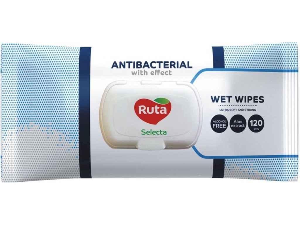 Вологі серветки RUTA 120шт з Антибактеріальним ефектом (ID#1974141592), цена: 107.64 ₴, купить ...