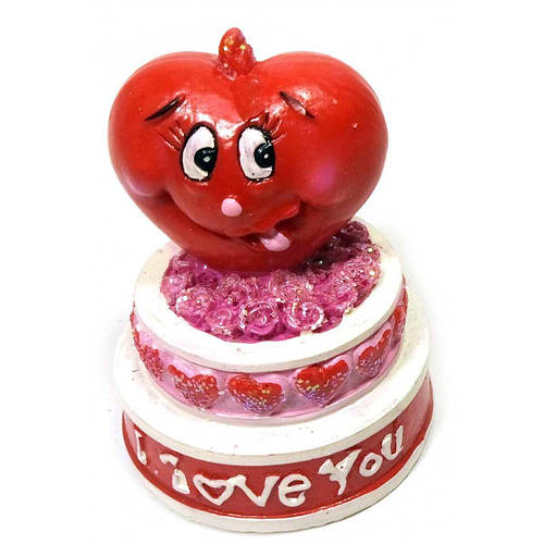 Фигурка Сердечко на торте 5х4х4 см B-18992B (ID#1974052085), цена: 80 ...