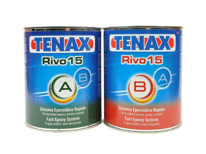 Купить Эпоксидный клей Tenax RIVO 15 (A+B) Nero (черный), 1+1 л (04481 ...