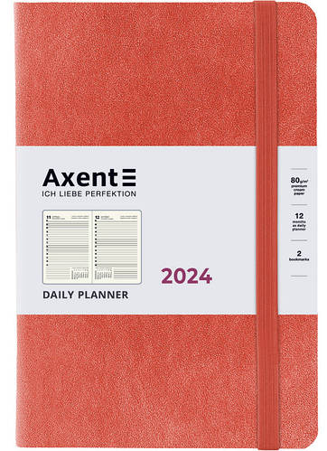 Ежедневник 145*210 AXENT 2024 Partner Soft Nuba терракотовый (8817-24-57-A) (ID#1974691484 ...