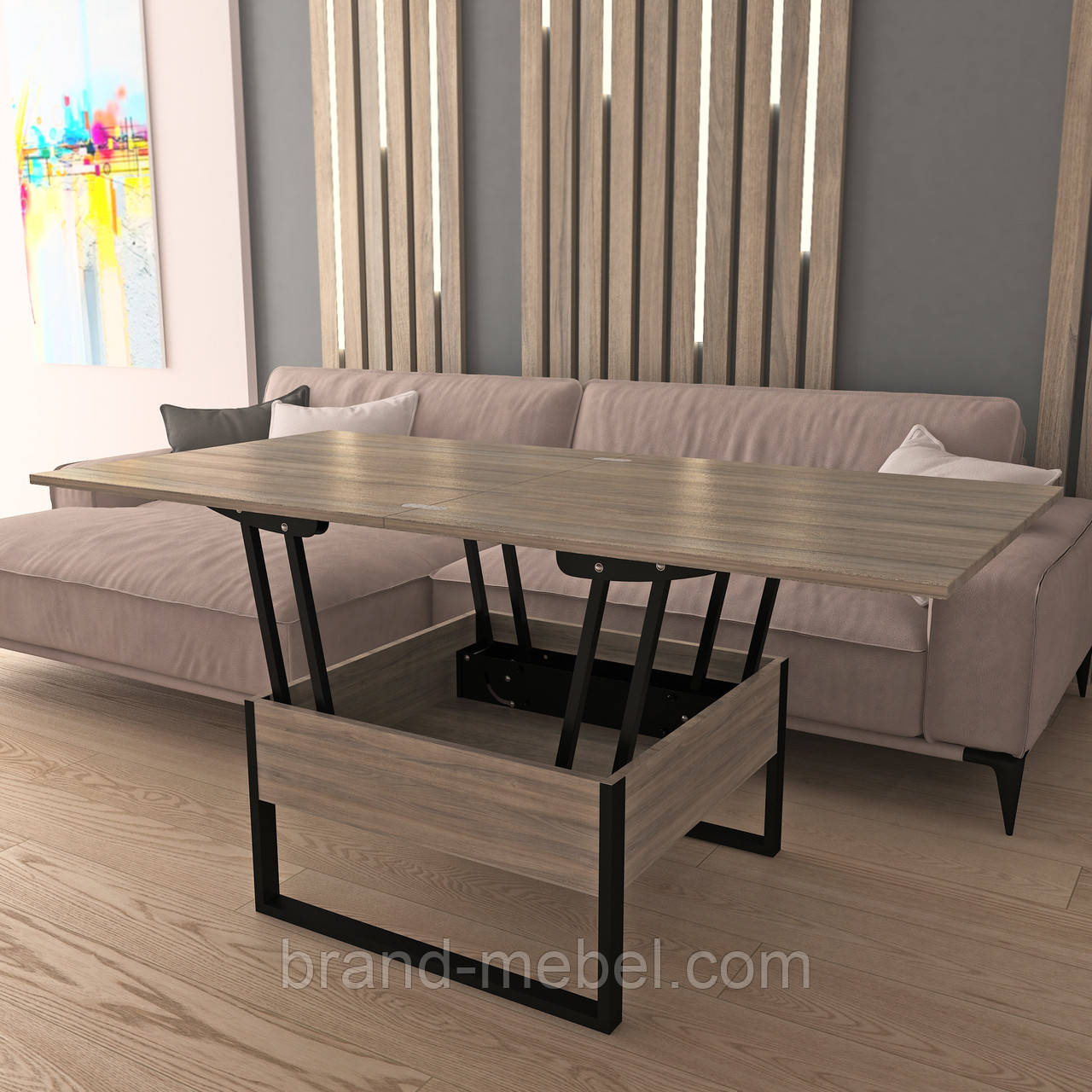 Стол трансформер Омега купить по лучшим ценам в Украине "Brand-mebel".