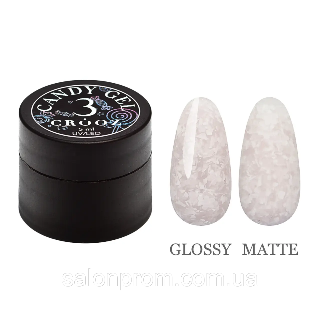 Crooz Candy Gel №03 - Гель для Дизайна, Розово-белый, 5 Г — в Категории ...
