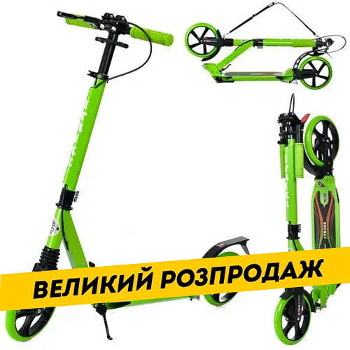 Самокат двухколесный для подростка складной iTrike SR 2-018-10-GR ...