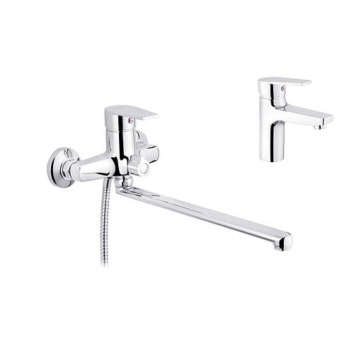 Смесители цинковые в ванную Kroner KRM Oker C070 для ванны с душем (с ...