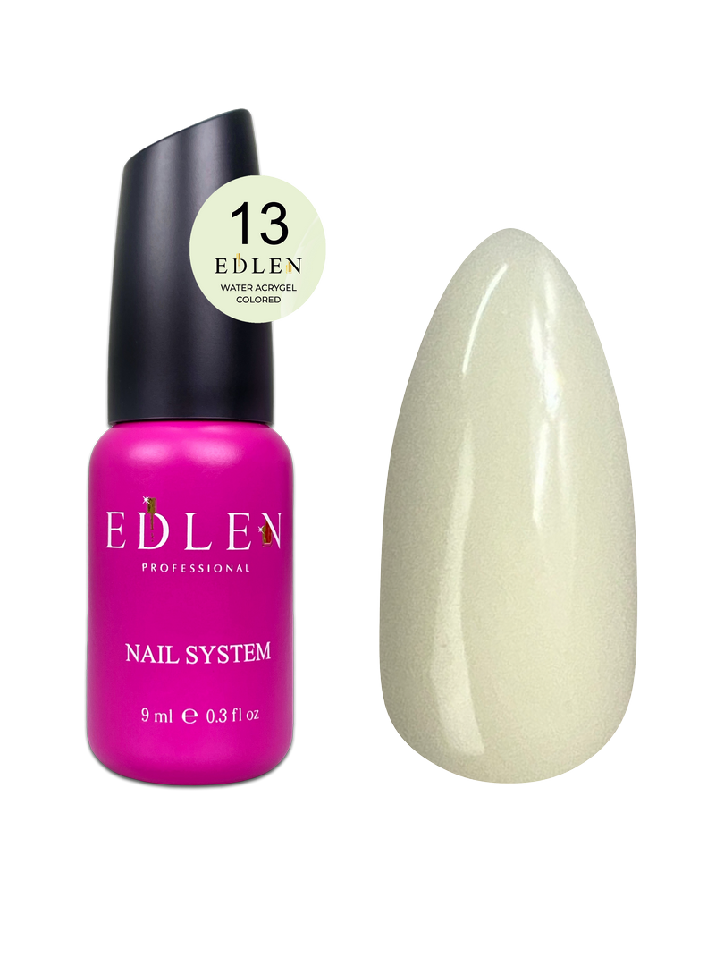 EDLEN New Formula Water Acrygel Colored №13 Рідкий акригель, 9 мл (ID ...
