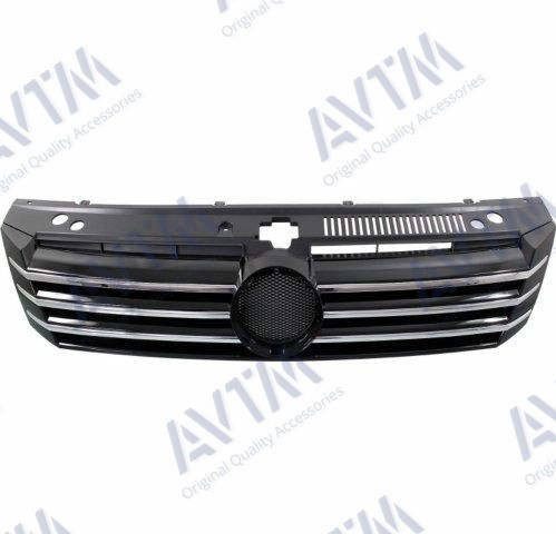 Решітка радіатора Volkswagen Passat B7 2011-2015 USA черн. глянець з ...