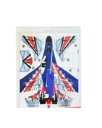 Самолёт пенопластовый конструктор летающий с электромотором Nia-mart ...