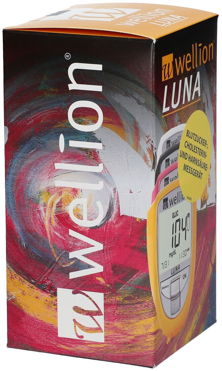 Глюкометр Wellion LUNA trio набір для тестування рівня глюкози ...