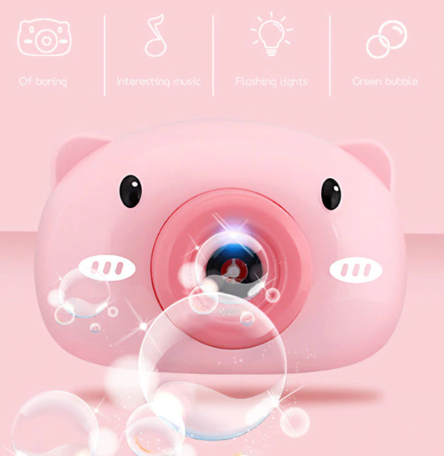 Аппарат для создания мыльных пузырей Bubble Camera Свинка Тренд! shop ...