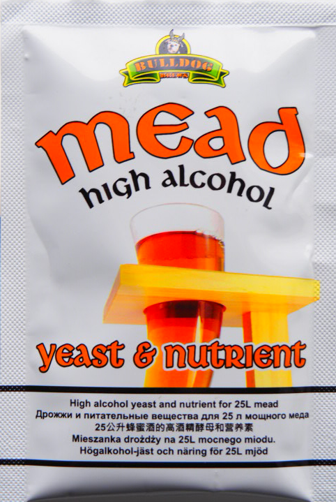 Купити Дріжджі для медових вин Bulldog Mead для приготування напоїв ...